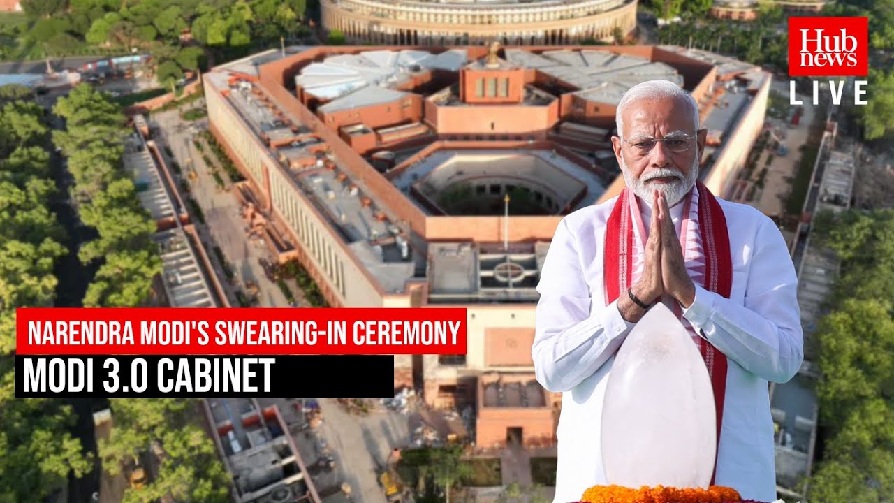 LIVE | Narendra Modi's Swearing-In Ceremony for Modi 3.0 Cabinet - YouTube