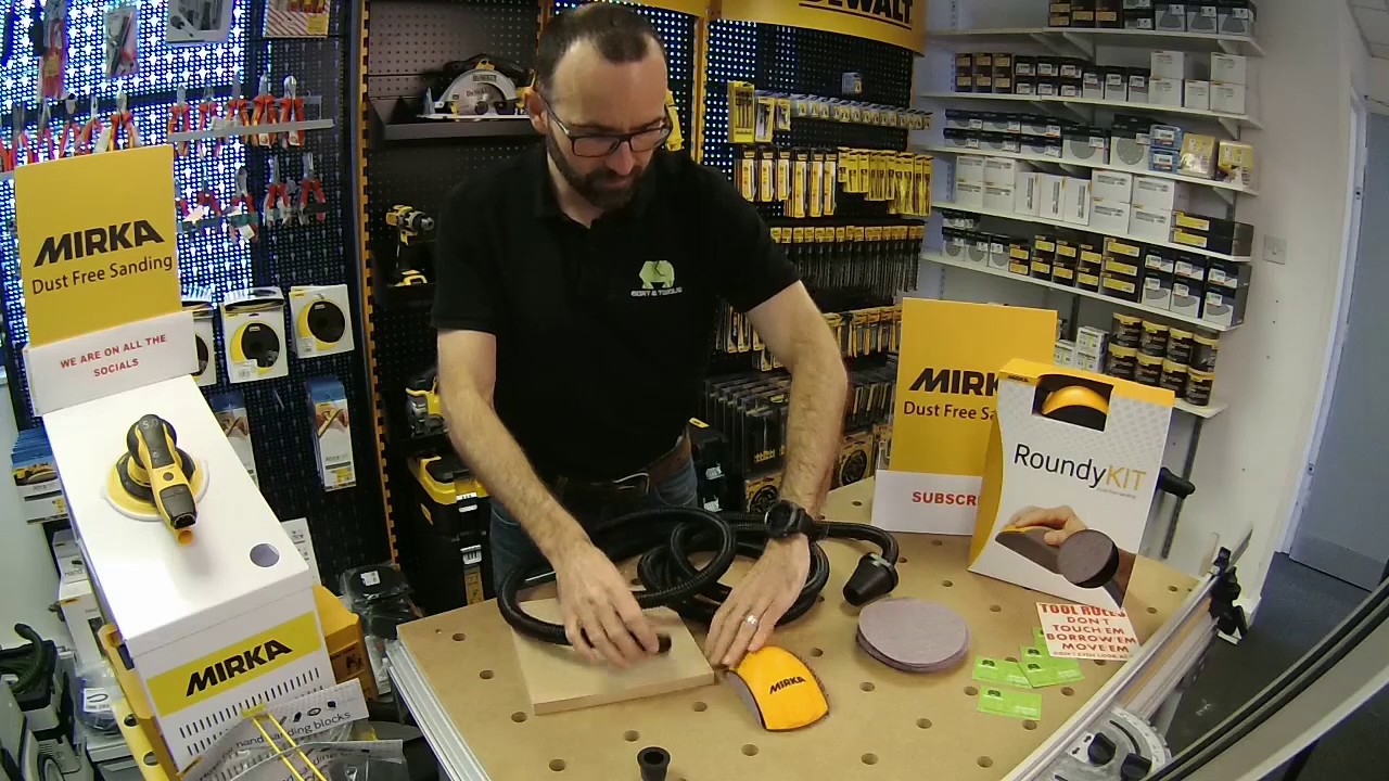 MIRKA ROUNDY - New Hand Dust Free Sanding Solution - Whats in the box ...