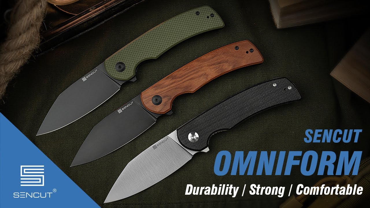 SENCUT Omniform Flipper Knife - YouTube