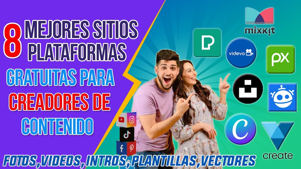 Los 8 mejores Sitios web de material gratuito para creadores de ...