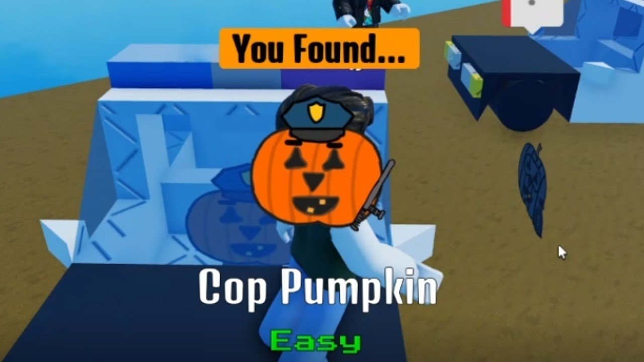 Find the Pumpkins - Where to Find the Cop Pumpkin (Roblox) - YouTube
