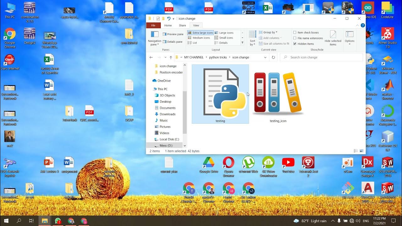 Convert #python script to exe with new icon || #python කෝඩ් එක අලුත් ...