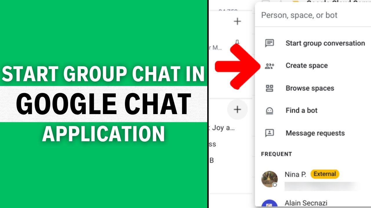 How to Start a Group Chat in Google Chat App (QUICK & EASY) - YouTube