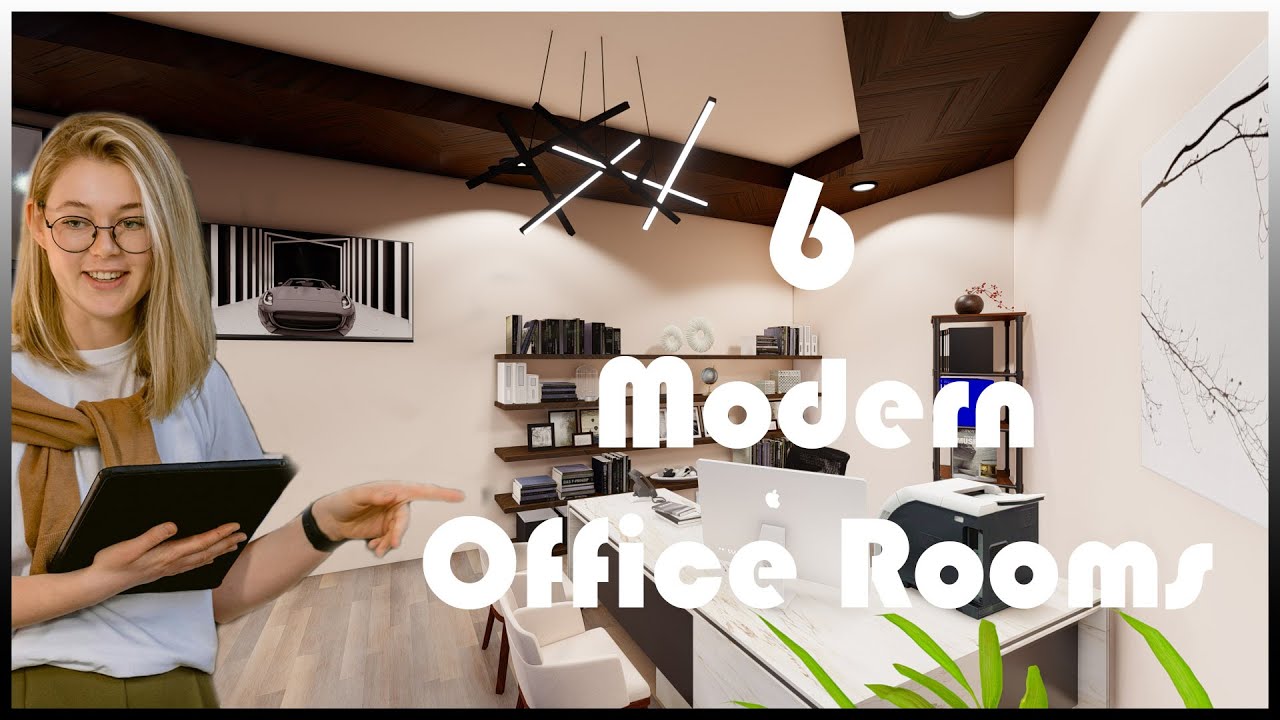 6 Modern Small Office Rooms Designs | Working Space Interior Tour ...