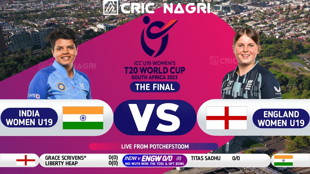 Live: India w u19 vs England w u19 Final of u19 Women t20 world cup ...