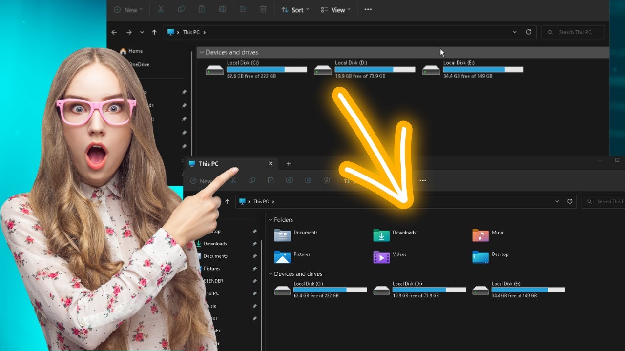 Fix "This PC" Default Folders are not showing | Windows 11 - YouTube
