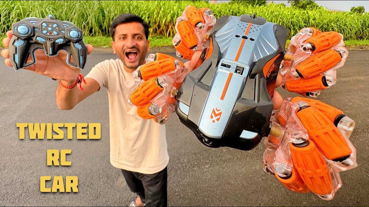 Deformation Remote Control Car Stunt Twist Car Unboxing and Testing ...