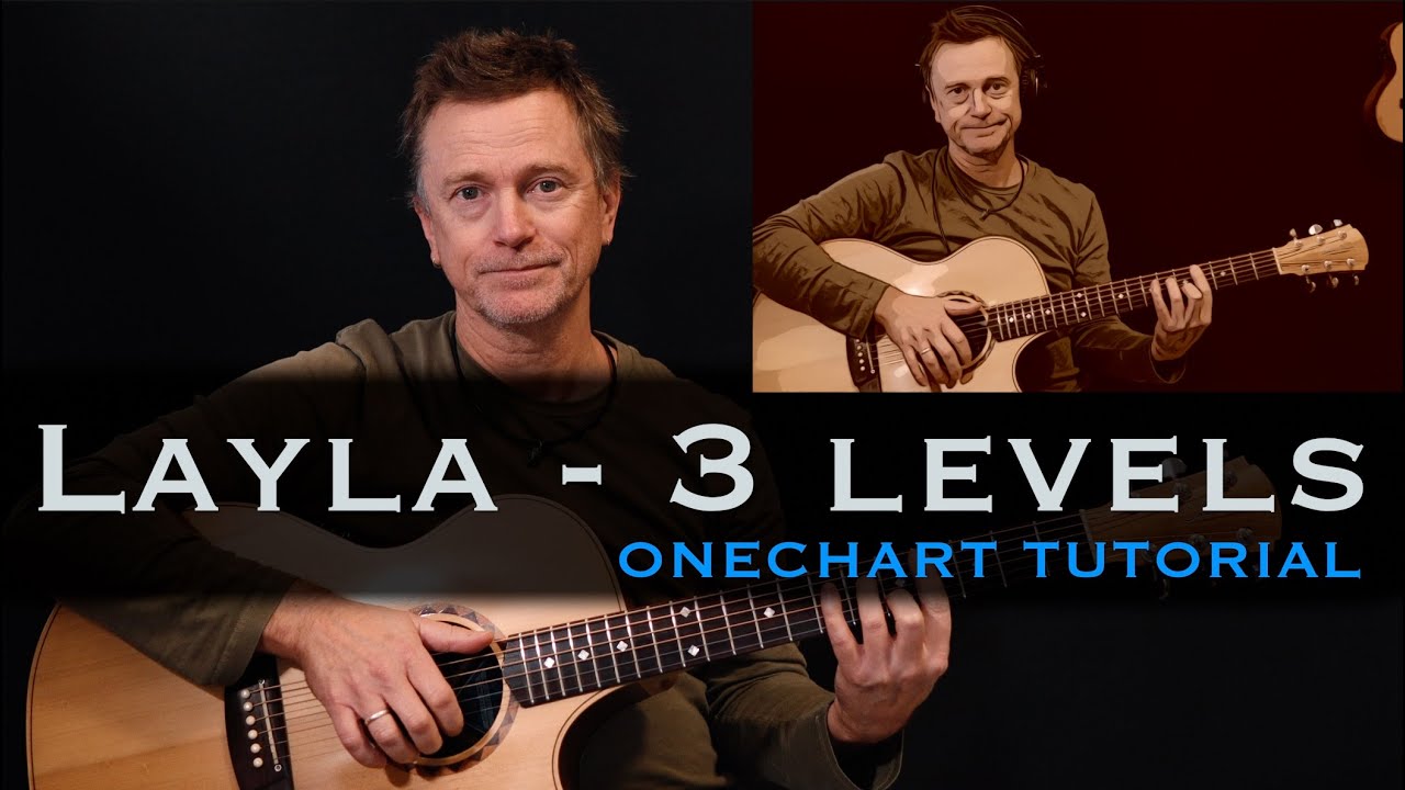 Layla Eric Clapton unplugged guitar tutorial lesson [free tab] guitar ...