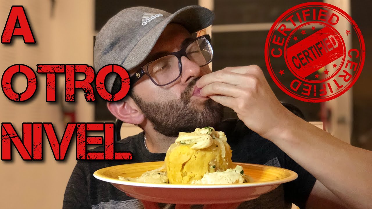 Mofongo con pollo al ajillo (receta) Mondrum’s cuisine parte 2 - YouTube