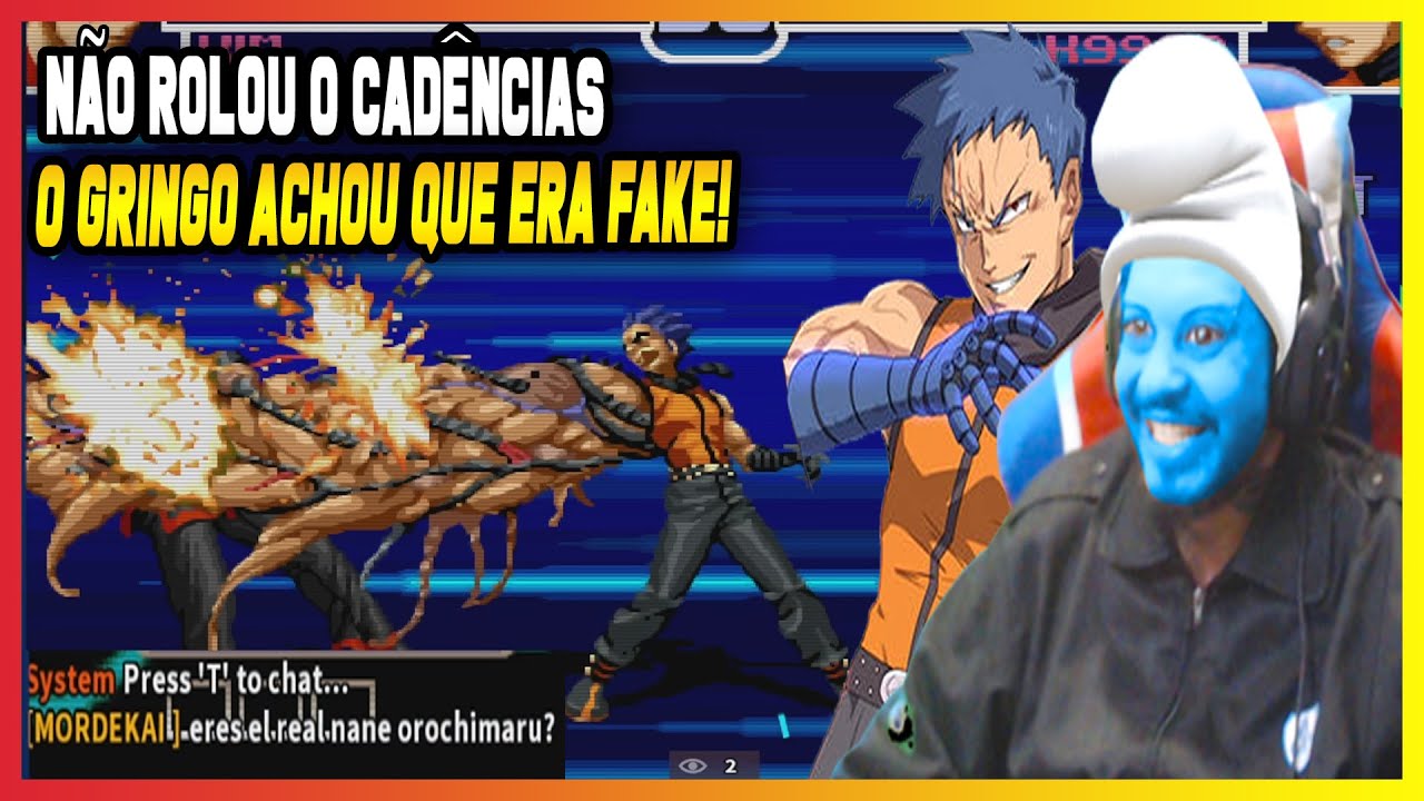 O GRINGO ACHOU QUE EU ERA FAKE COLOQUEI O TIME LUTA TENSA - YouTube