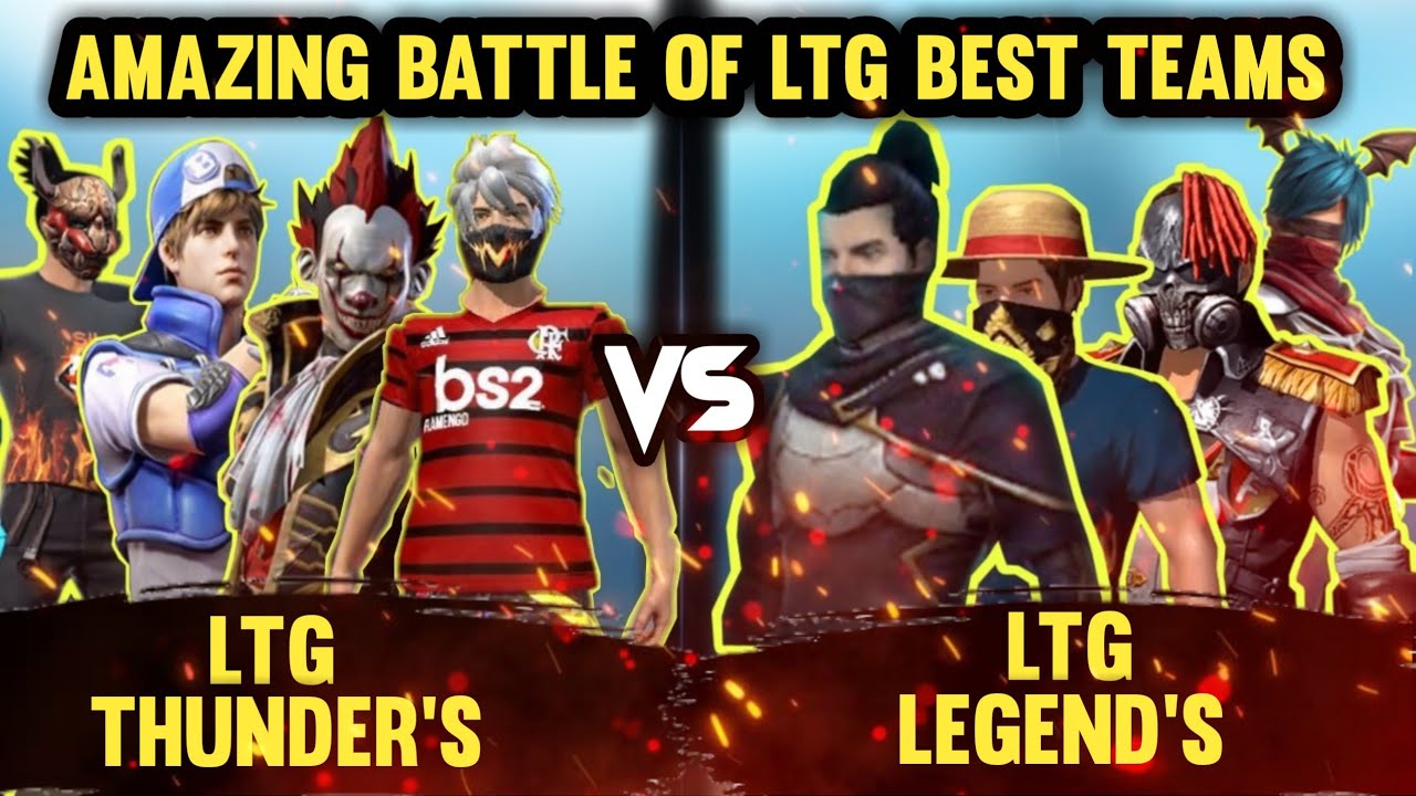 LTG THUNDER'S VS LTG LEGEND'S PART#2 BATTLE OF LTG BEST SQUAD 😈 - YouTube