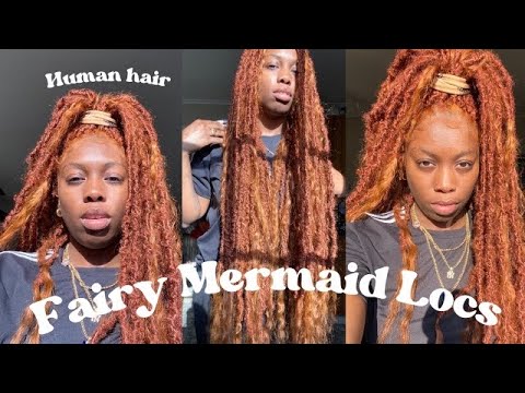 Mermaid Locs / Boho Fairy / Boho Faux Locs Using Human Hair | Shay ...