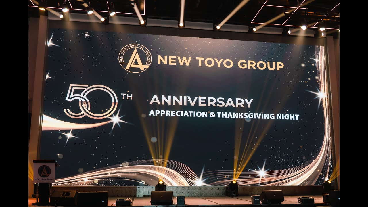 50th Anniversary of New Toyo Group - YouTube