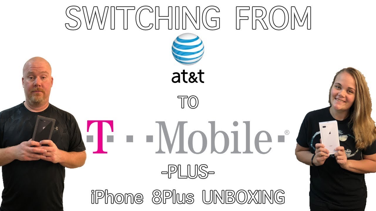 Switching from AT&T to T-Mobile! New iPhone 8 Plus unboxing! - YouTube
