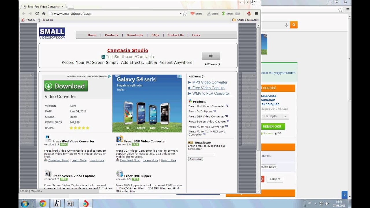 Freez Screen Video Capture İndir - YouTube