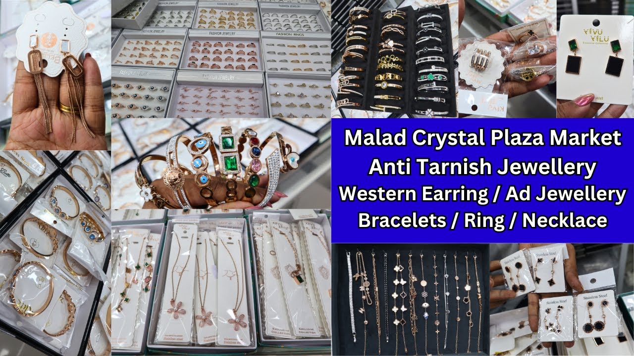 Malad Crystal Plaza Market Anti Tarnish Jewellery |Western Earrings ...
