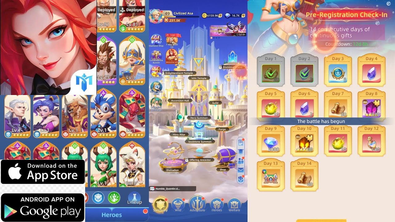 "God and Demon Walkthrough Part 1: Daily Quests, Events, Redeem Codes ...
