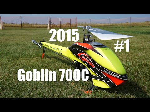 First Flight of 2015- Goblin 700 Competition - YouTube