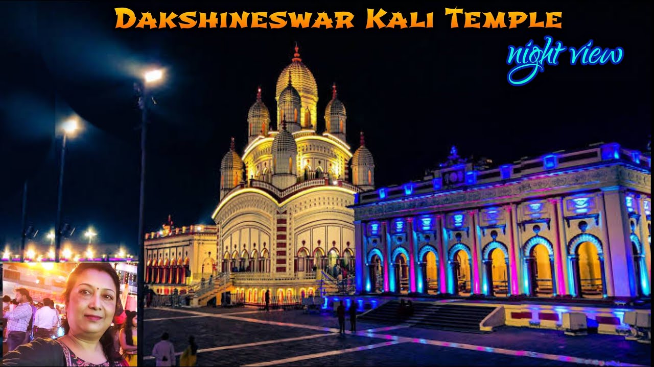 Dakshineswar Kali Temple At Night