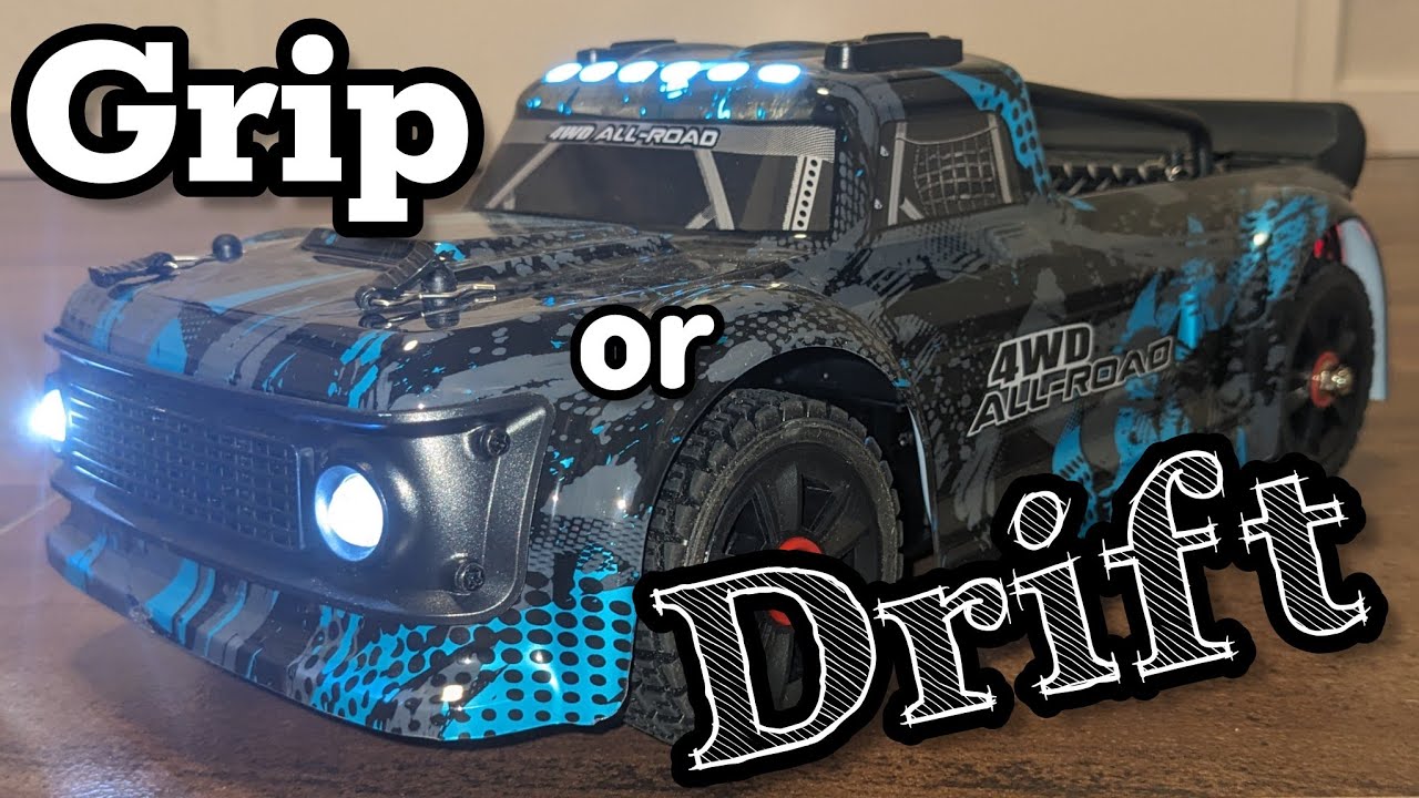 MJX HYPER GO 14301 - Stock Rubber Tires vs. Drift Tires - Difference of ...