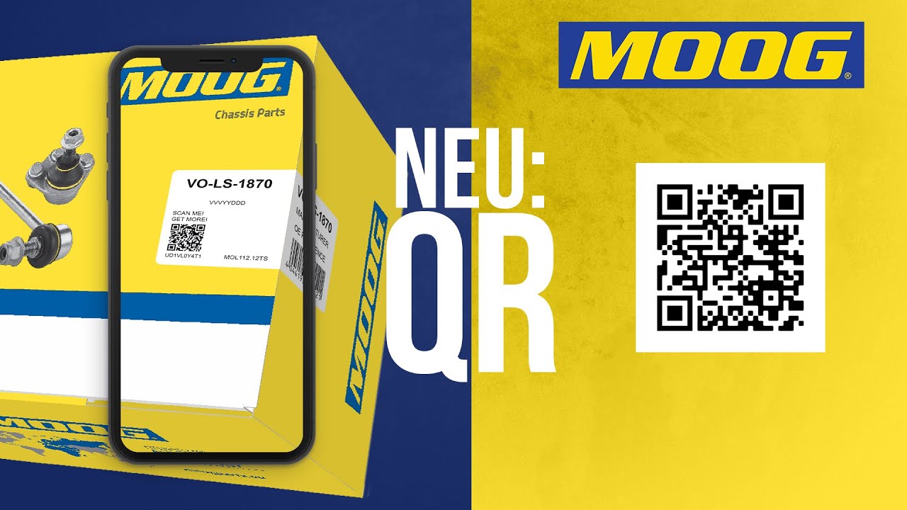 Scannen, um mehr zu erhalten! Neu: QR-Code auf MOOG Produkten - YouTube