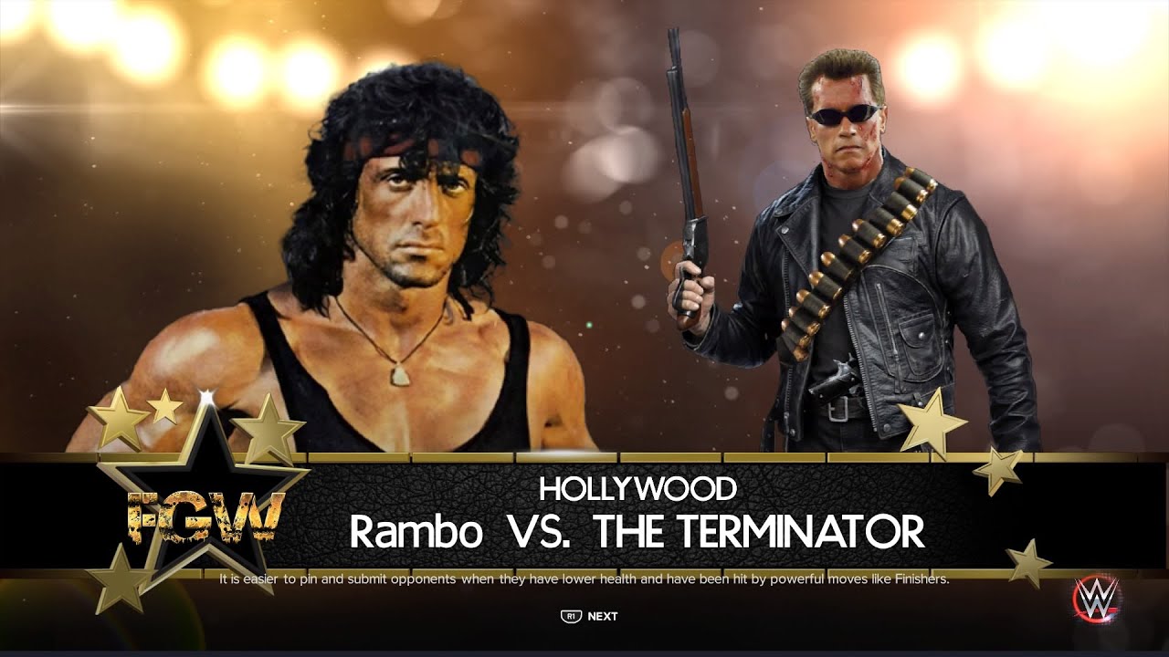 WWE 2K23 FGW Ep 3, 20 Min Iron Man Table Match, Hollywood Title, Rambo ...