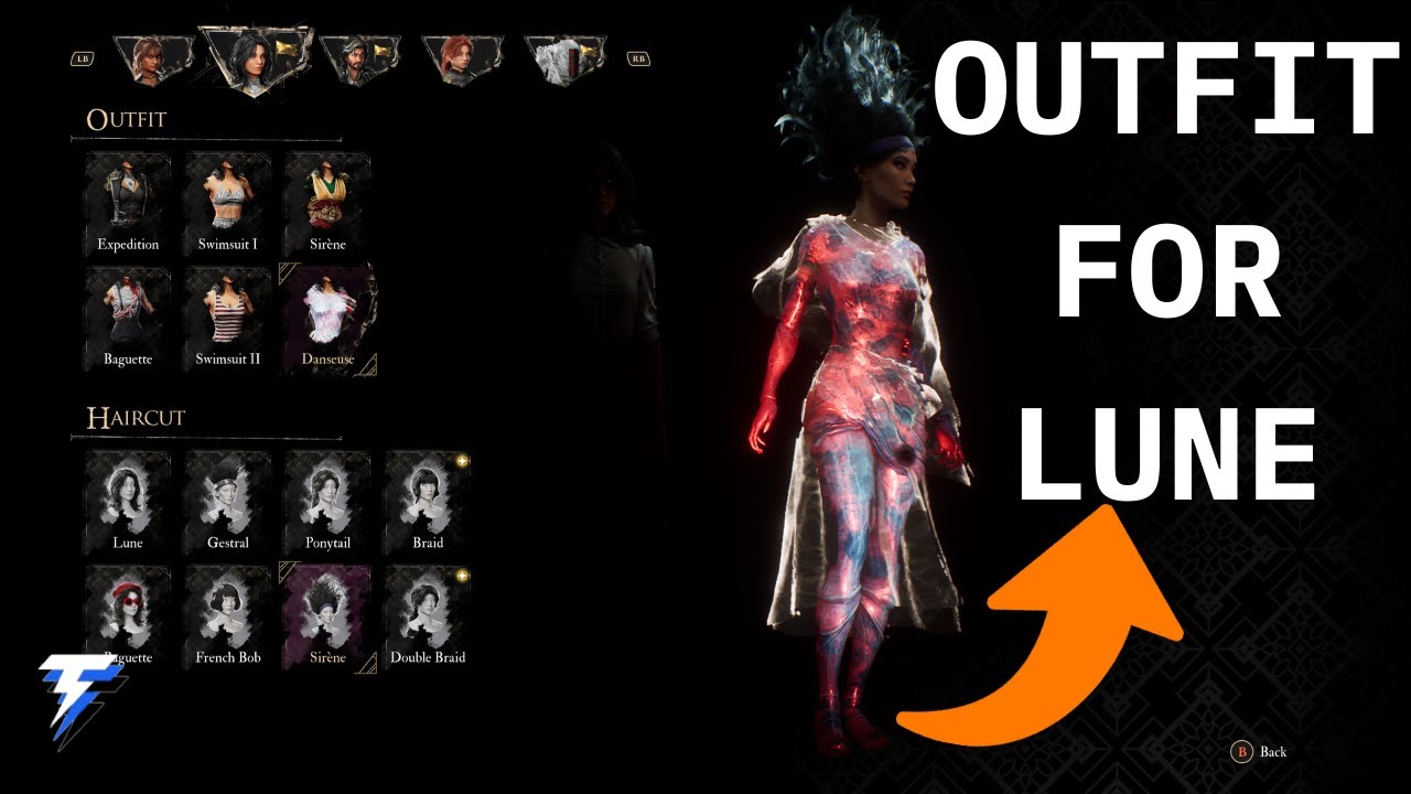 clair obscur: expedition 33,HOW TO GET DANSEUSE OUTFIT FOR LUNE - YouTube