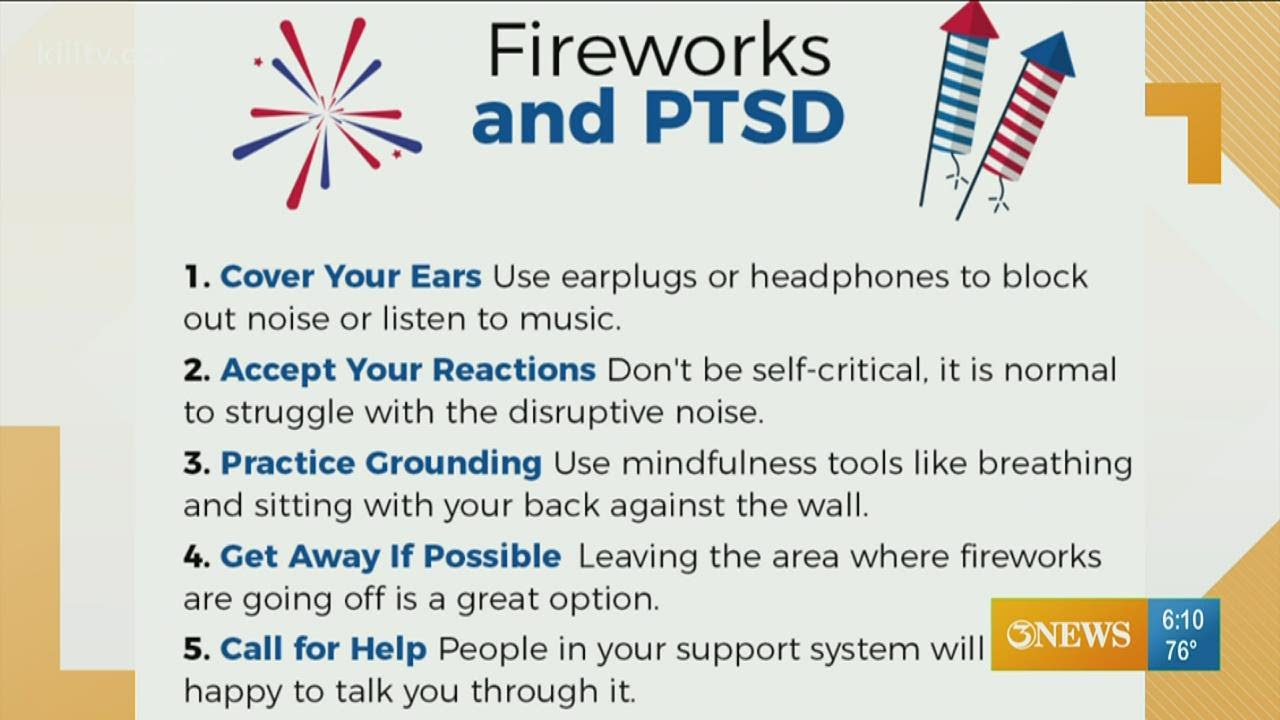 Be mindful of veterans with PTSD while popping fireworks - YouTube