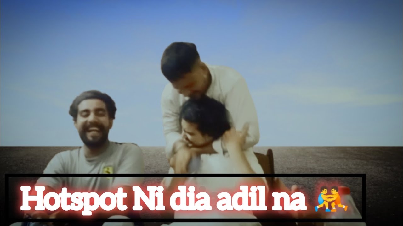 Hotspot na Milny pr hamza or adil ki larai 🤼👈 #pakistan #funny #vlog # ...