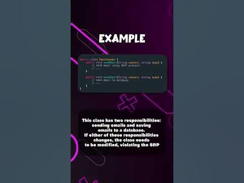 SOLID Principles Java: Single Responsibility Cheat Sheet - YouTube