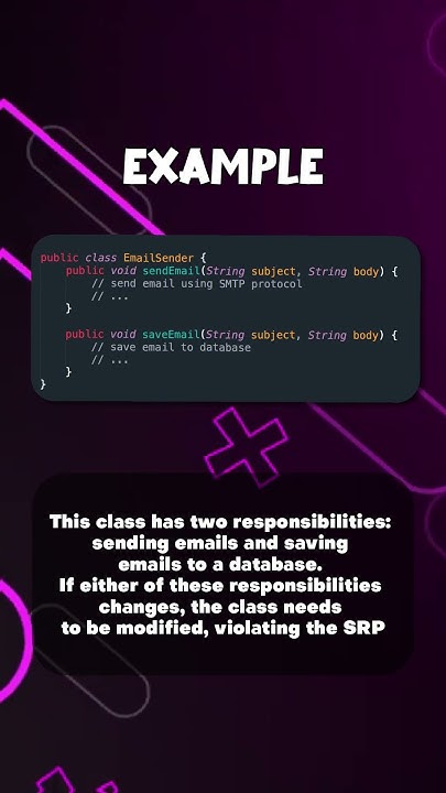 SOLID Principles Java: Single Responsibility Cheat Sheet - YouTube