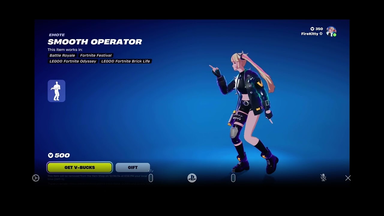 SMOOTH OPERATOR (Music) (Emote)- Fortnite - YouTube