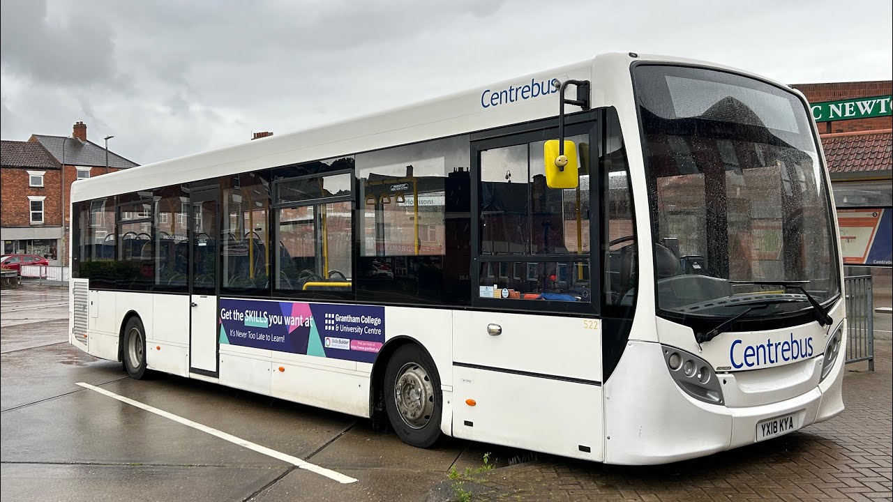 Centrebus Grantham ADL Enviro200 - 522 YX18KYA 28 to Stamford. (08/06 ...