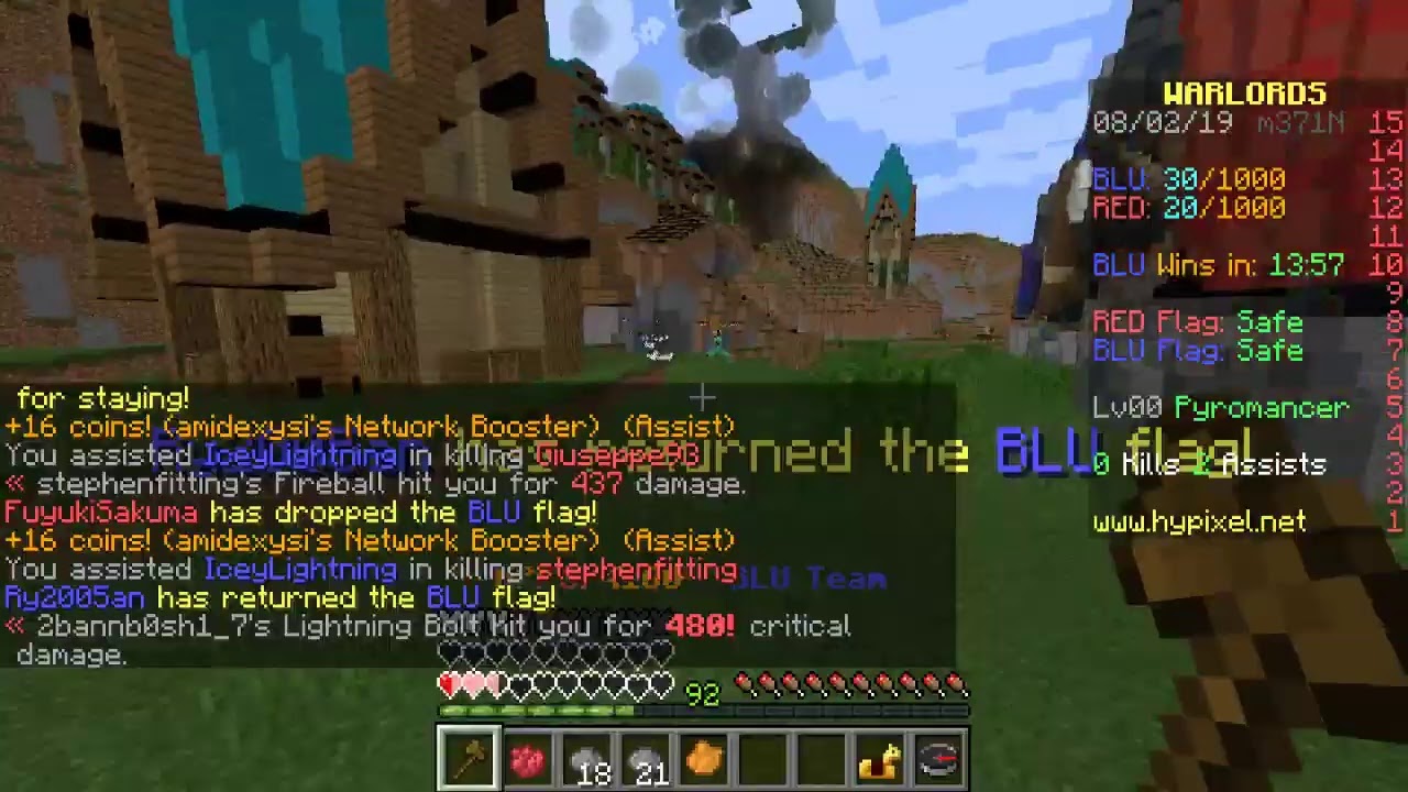Minecraft hypixel stream - YouTube
