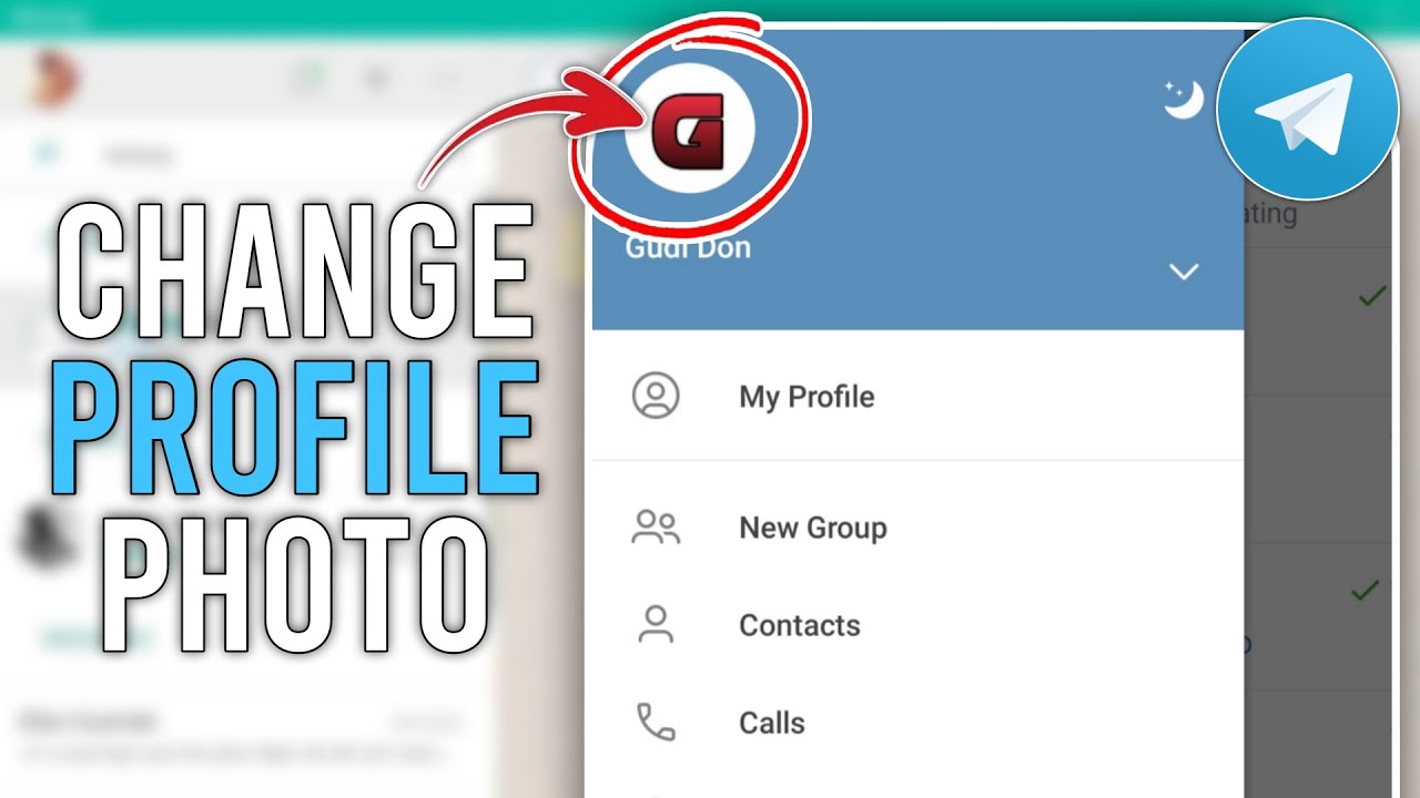 How to Change Your Profile Photo on Telegram - Quick Tutorial - YouTube