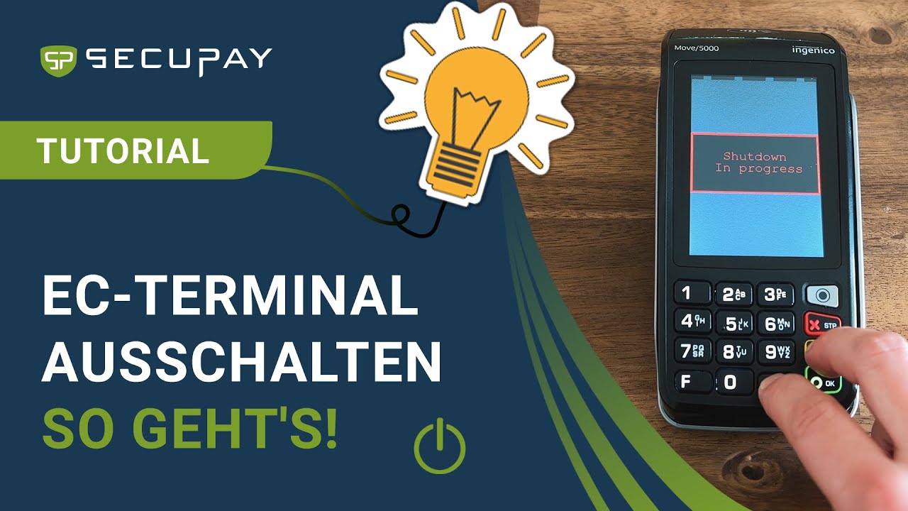 EC Terminal ausschalten! secupay zeigt Ihnen wie, im Schritt für Schritt Tutorial. - YouTube