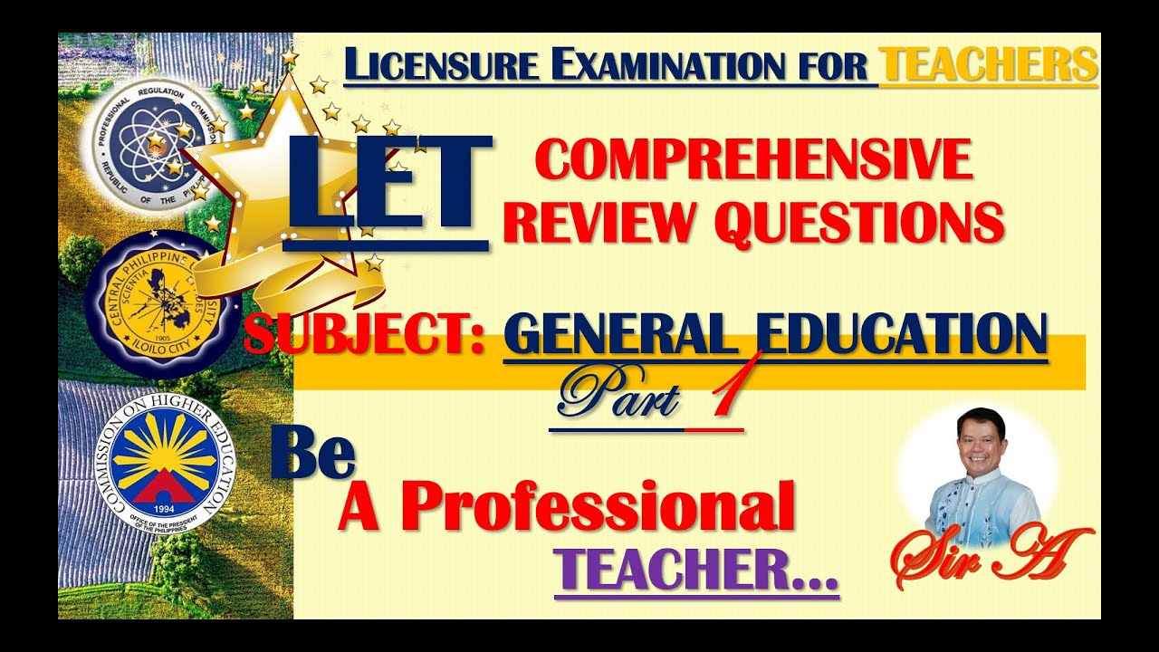 New LET General Education Review Drills - Part 1 - YouTube