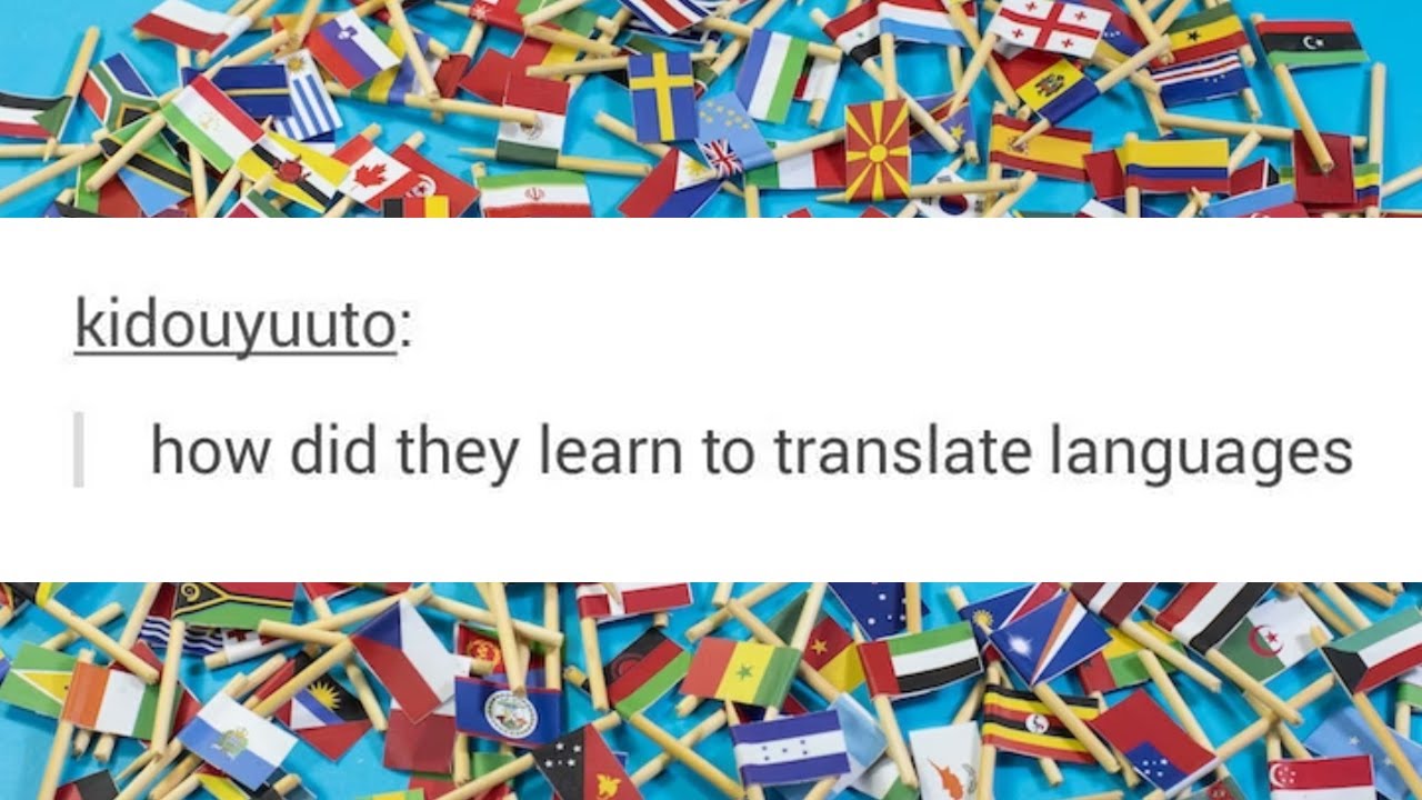 How did they learn to translate languages - YouTube