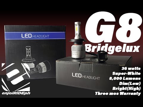G8 Bridgelux(Brightest Dim Bright Headlight LED)enjoiRIDE Philippines ...