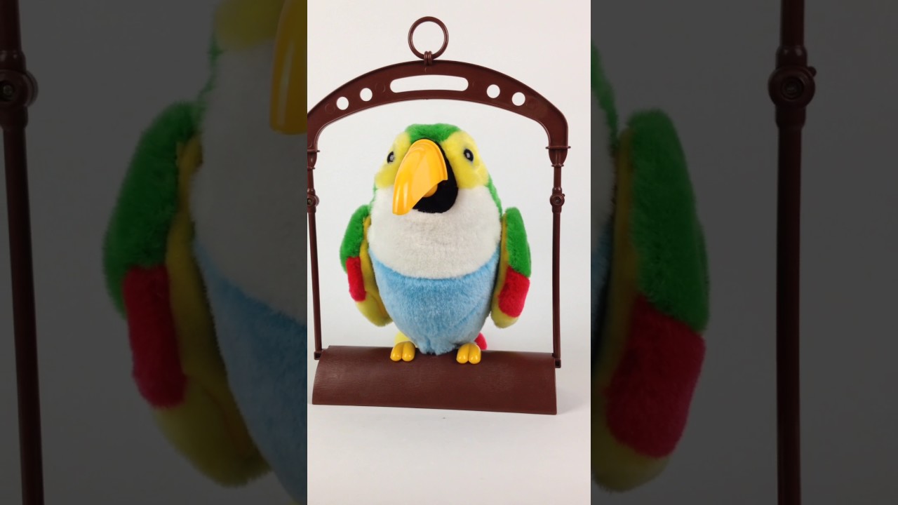 Talking Parrot Macaw Toucan Chain Fong Electronic Repeating Tiki Room ...