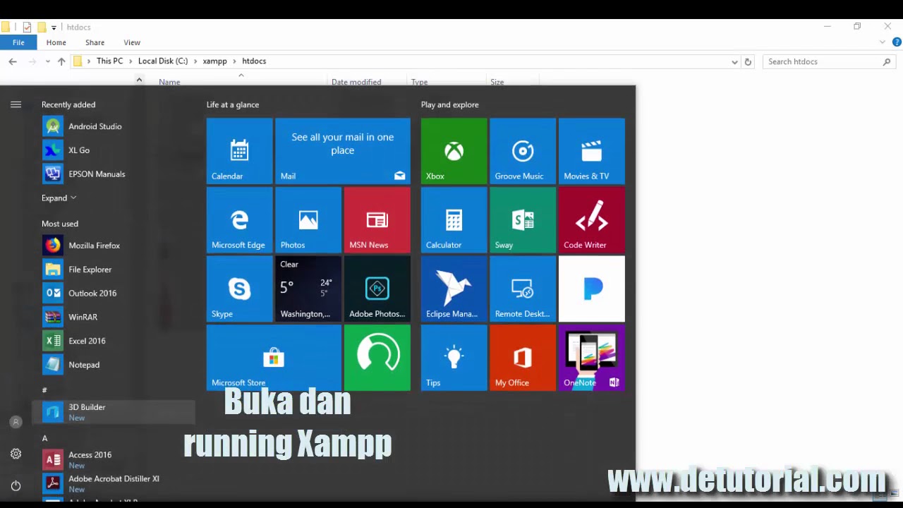 Cara Install Wordpress di Xampp - YouTube