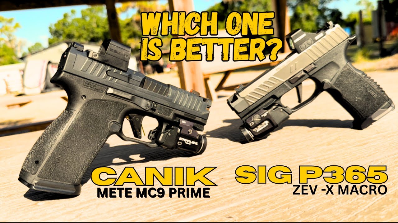 CANIK METE MC9 PRIME VS SIG P365 X MACRO - YouTube