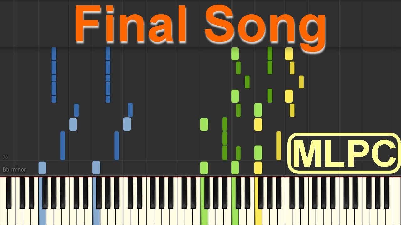 Mo - Final Song I Piano Tutorial by MLPC - YouTube