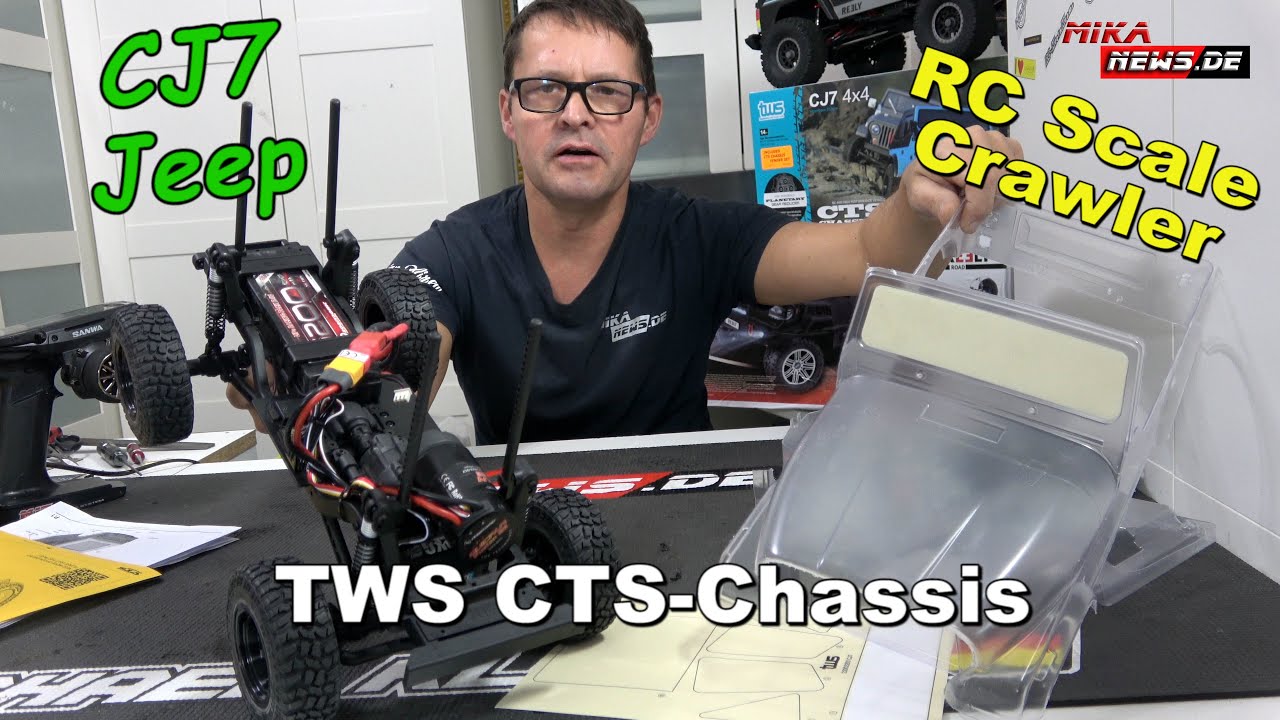 NEW RC Scaler CJ7 CTS-Chassis 4x4 Bausatz von TWS #rc #rcscale # ...