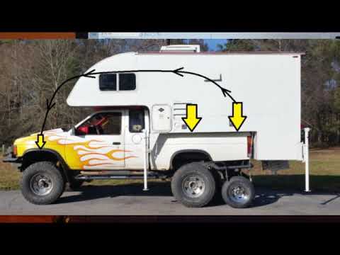 Tag Axle Project for my small truck camper - YouTube