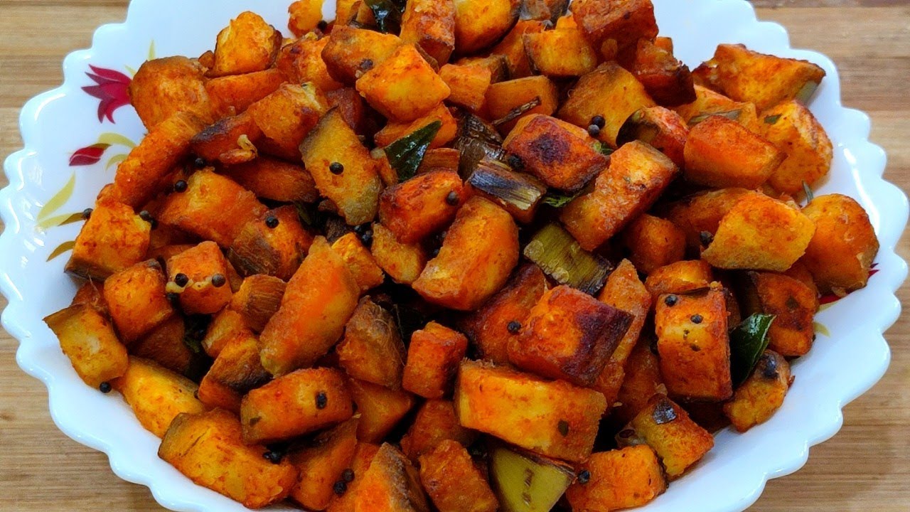 வாழைக்காய் வறுவல்|vazhaikai varuval|Plantain Fry|Sidedish for Varaitey ...