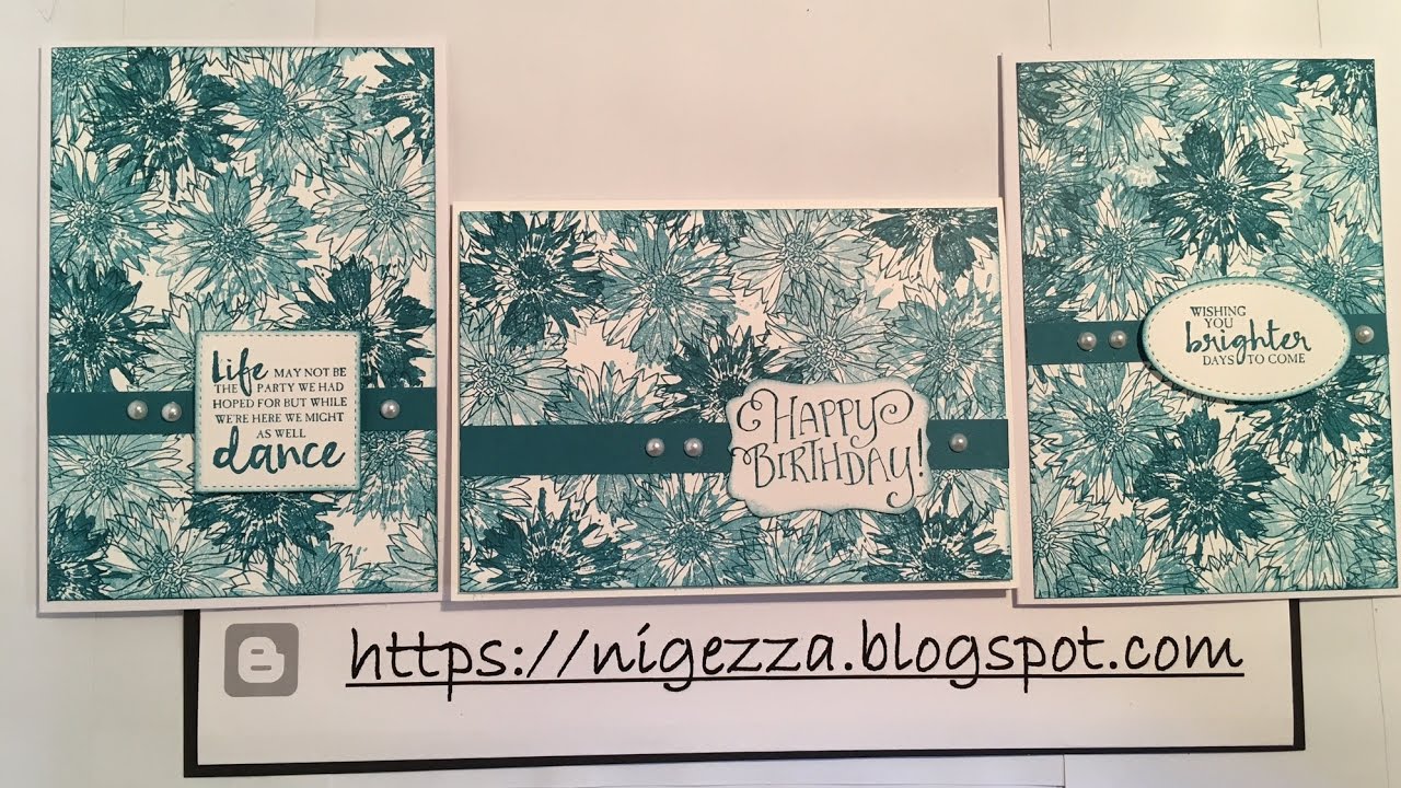 Stampin Up Touches of Texture #2 - YouTube
