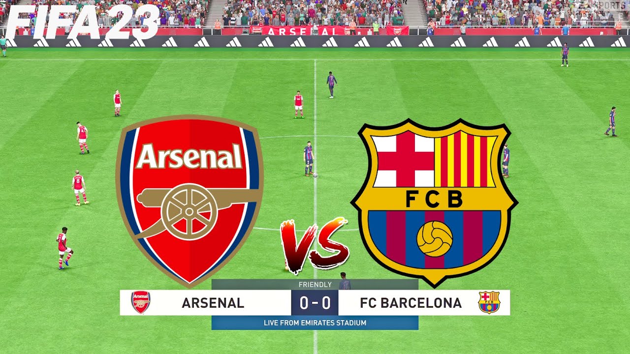 FIFA 23 | Arsenal vs Barcelona - 2023 Friendly - Full Gameplay - YouTube