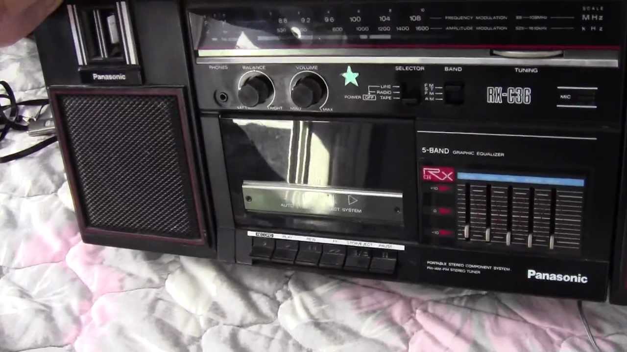 Panasonic RX-C36 Stereo Radio - YouTube