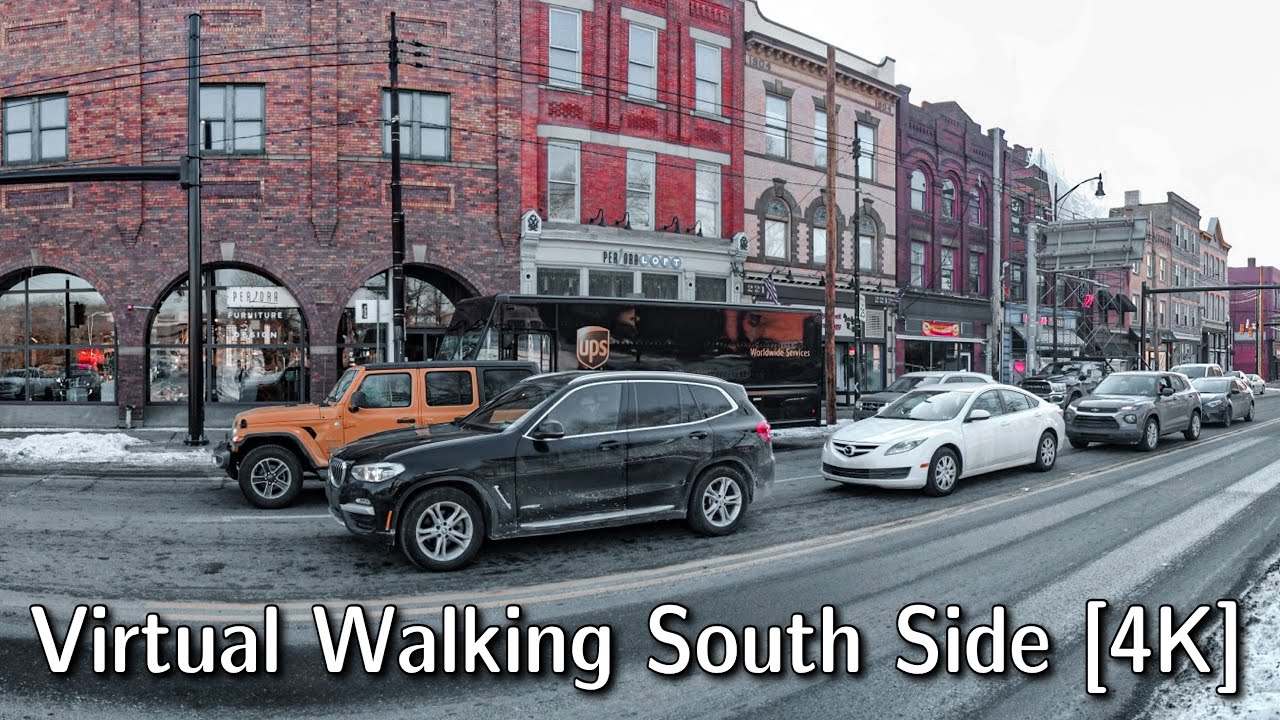 Part 2: [4K ] Virtual Walking Tour Through the Streets of South Side ...